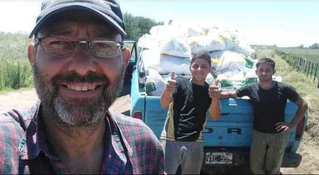 Wilson Saliwonczyk tiene dos oficios, quintero y payador: "Acá me queda ...